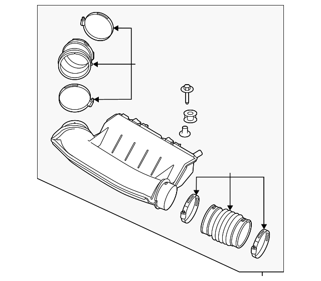 2020-2025 Nissan Frontier Duct Assembly 16576-9BT1A | Bill Kay Nissan Parts