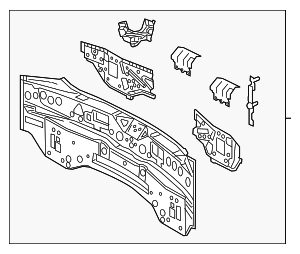 2018-2022 Toyota C-HR Rear Body Panel 58307-10361 | Toyota Parts Center