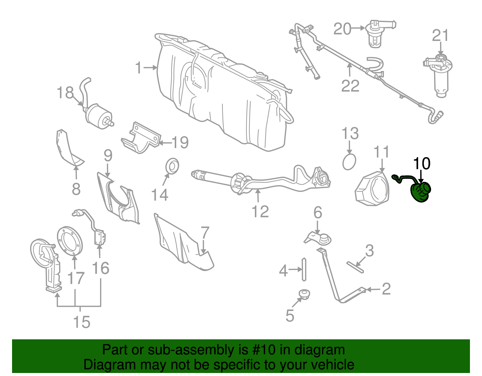 2008-2011 Ford | Filler Cap | AL5Z-9030-A | Walls' Ford Parts