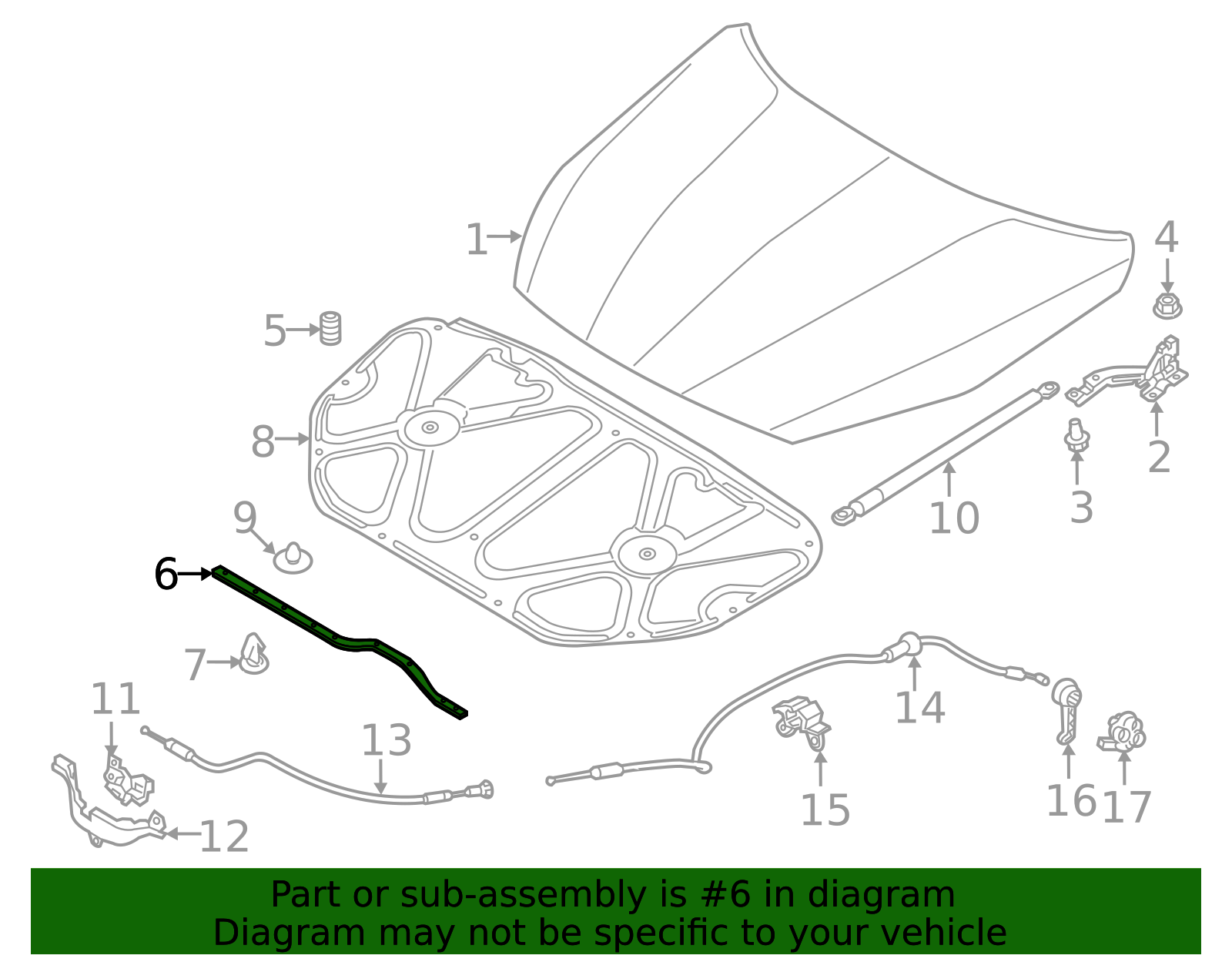 86435-F6000 - Front Seal 2017-2020 Kia Cadenza | Kia.Parts Store