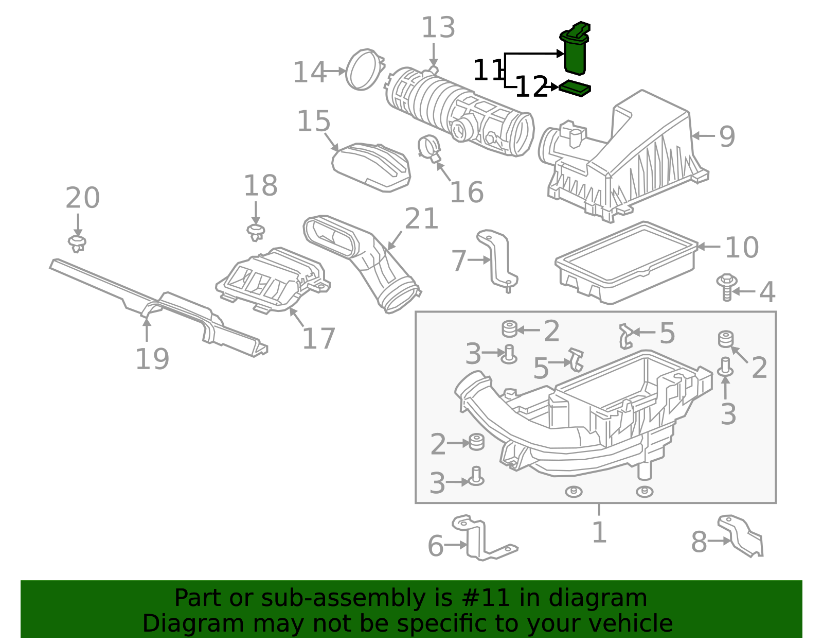 37980-RPY-G01 - Mass Air Flow Sensor 2017-2021 Honda | Honda Parts Online