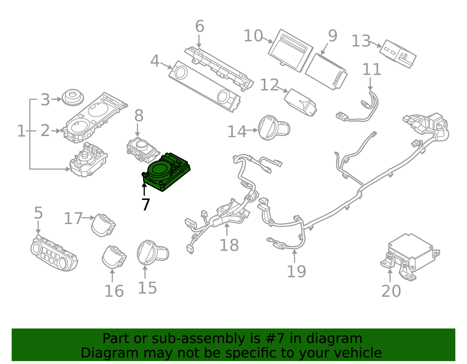 Hyundai - 96540-T6000-VCS - Radio Control - 2021-2024 Genesis GV80 ...