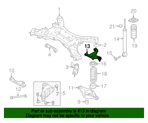 2015-2024 Nissan Murano Upper Control Arm 55502-5AA0B | Bill Kay Nissan ...