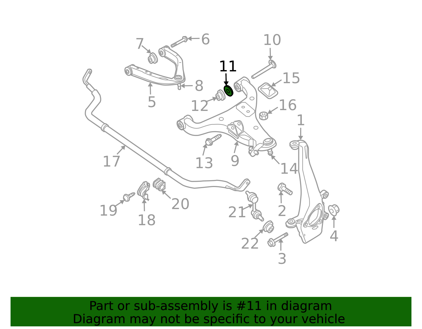 54559-1Z600 - Lower Control Arm Adjust Cam Official Nissan Parts Store