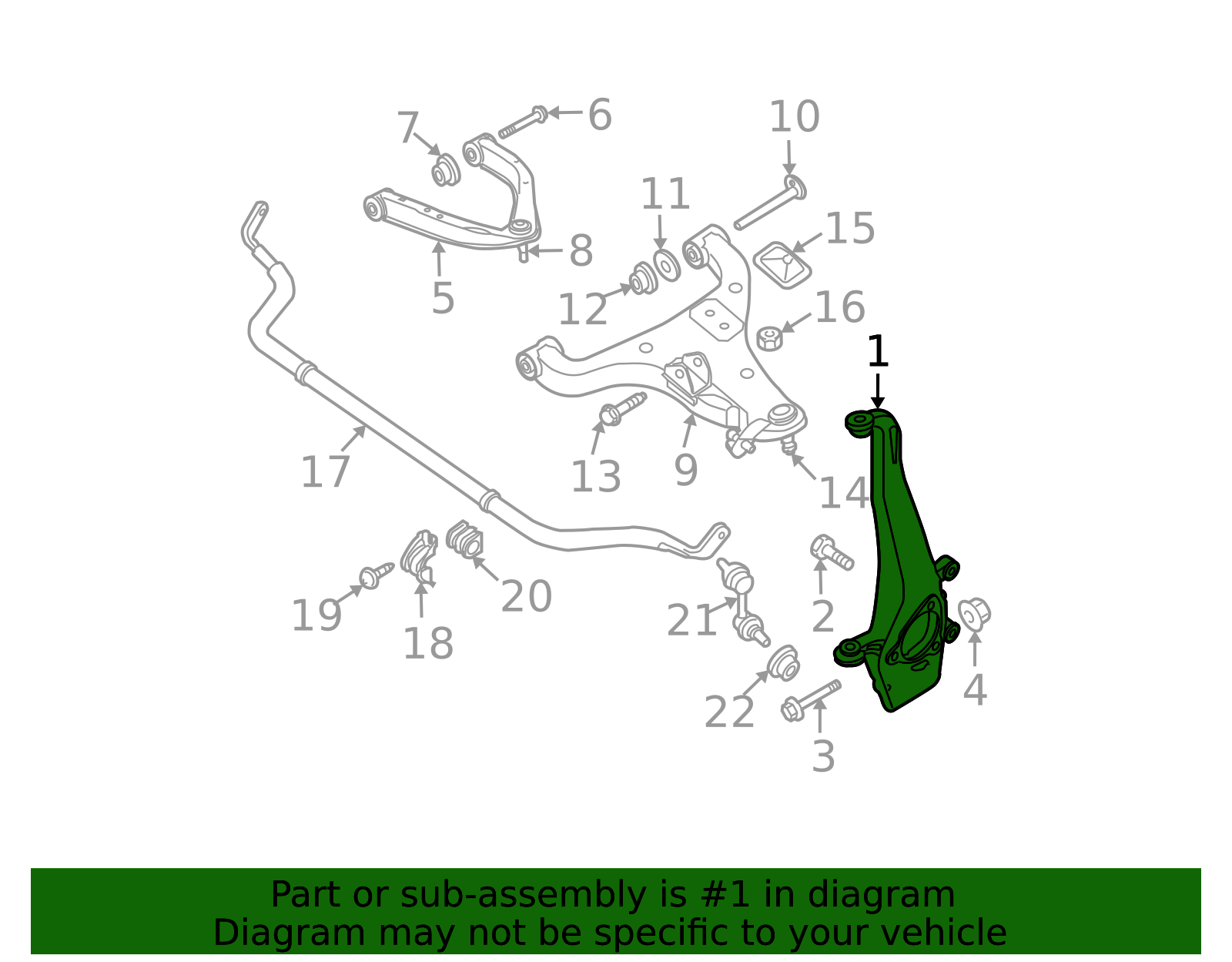 40015-EA000 - Knuckle 2005-2025 Nissan | Official Nissan Parts Store