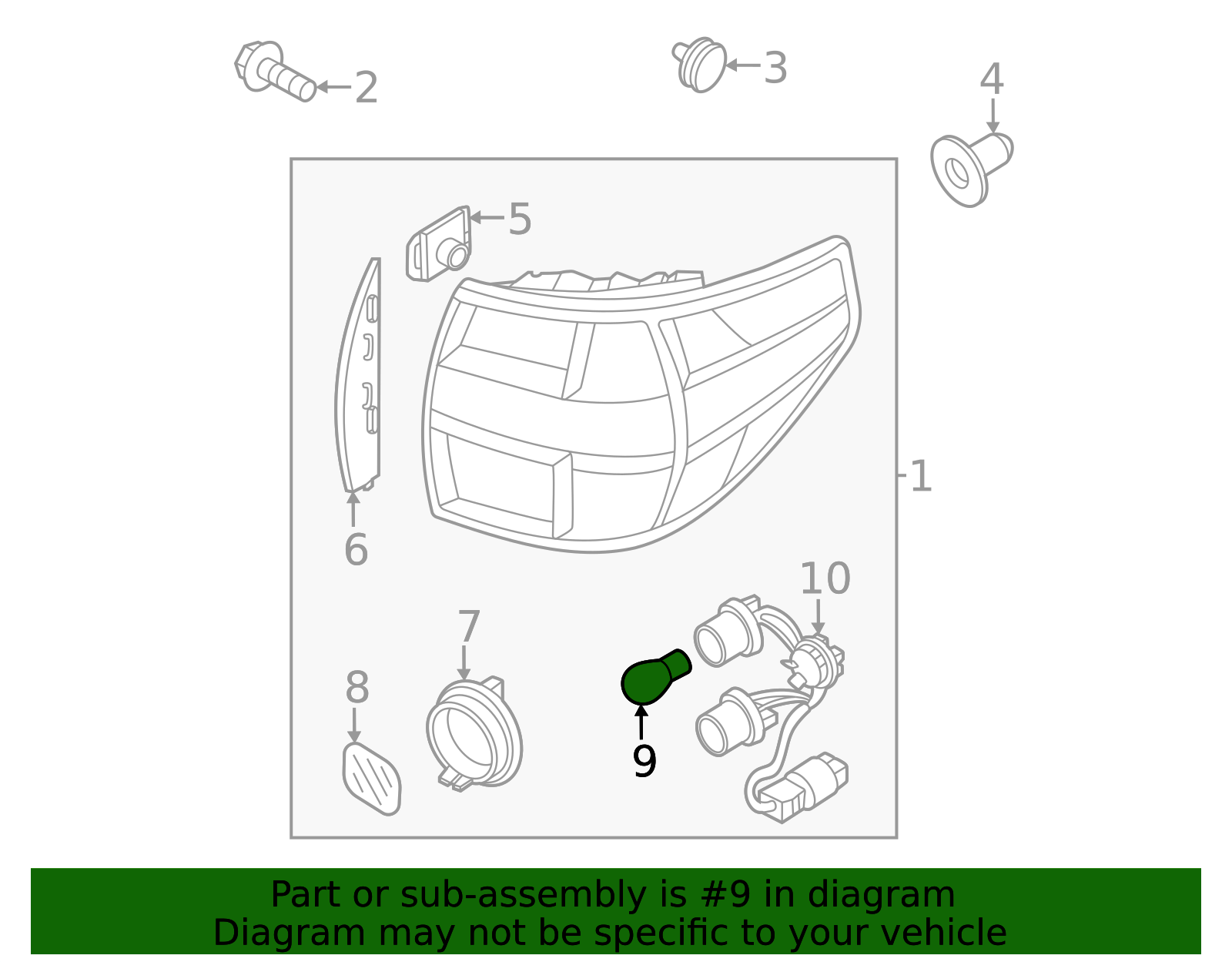 Genuine Bulb for 2020-2025 Hyundai | Part# 18642-21008-H | Hyundai OEM ...