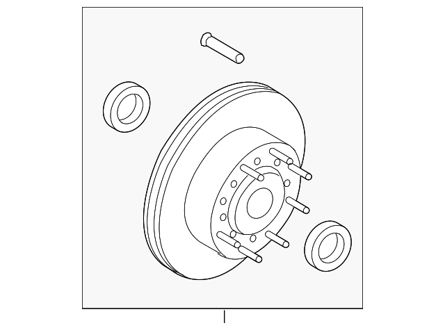 2008-2026 Ford Rotor Assembly - Brake Front PC3Z-1102-A | OEM Parts Online