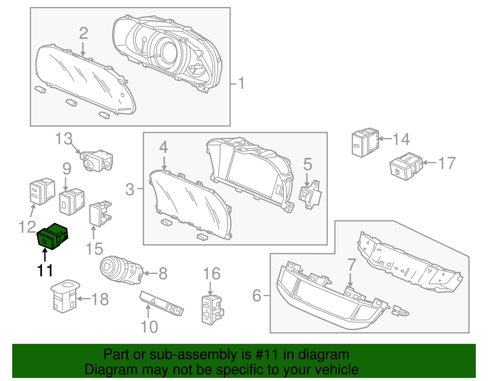 35320-T2A-A01 - Switch 2013-2020 Honda | Honda Parts Online