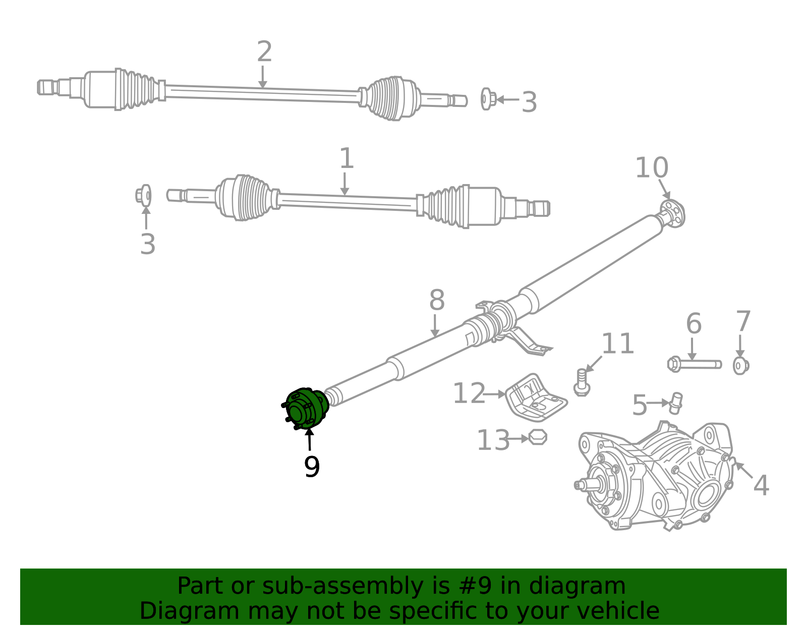 Drive Shaft Retainer Kit 68024965AB | Mopar Parts Canada