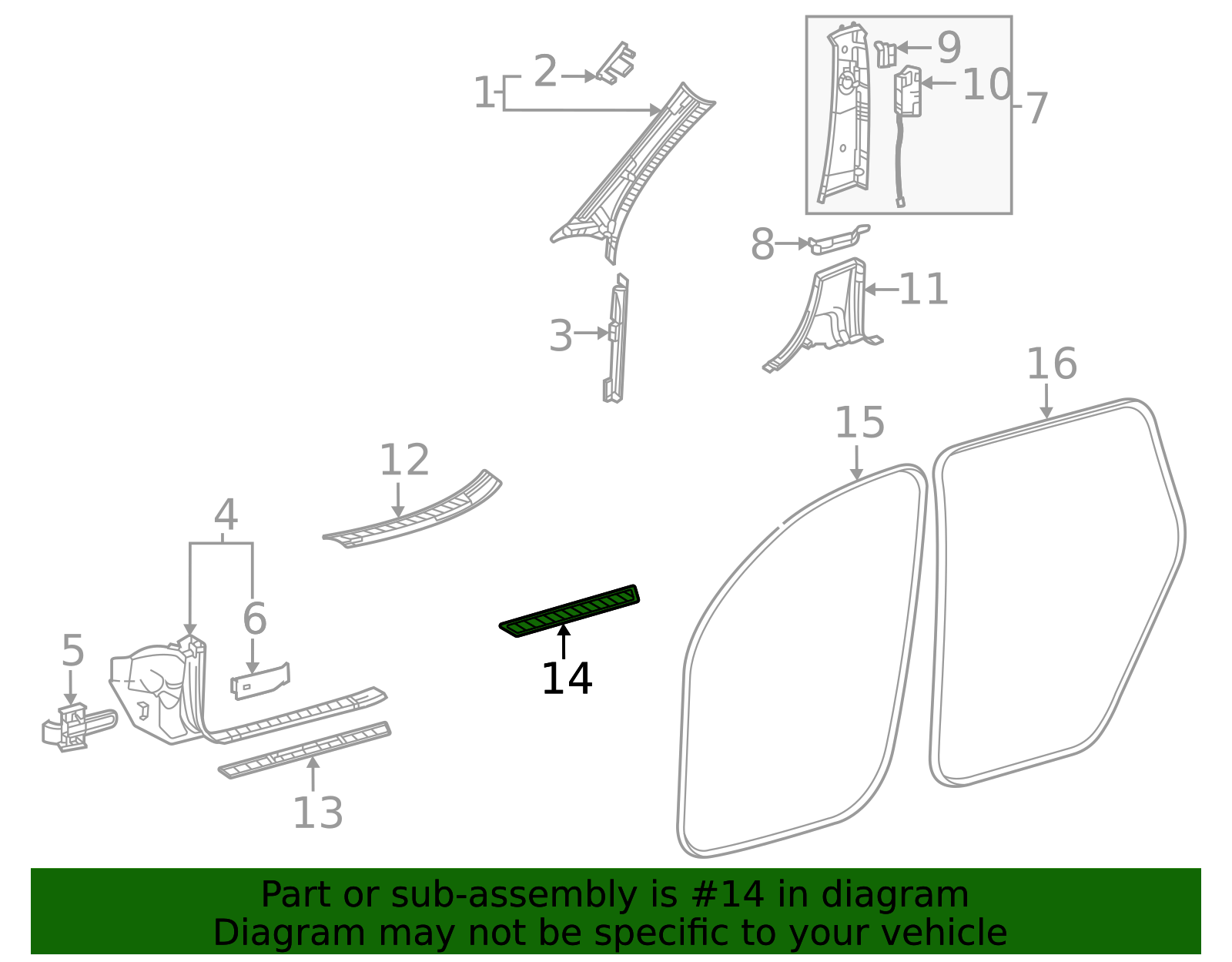 167-686-05-00 - Rear Sill Plate 2020 Mercedes-Benz | Mercedes-Benz ...