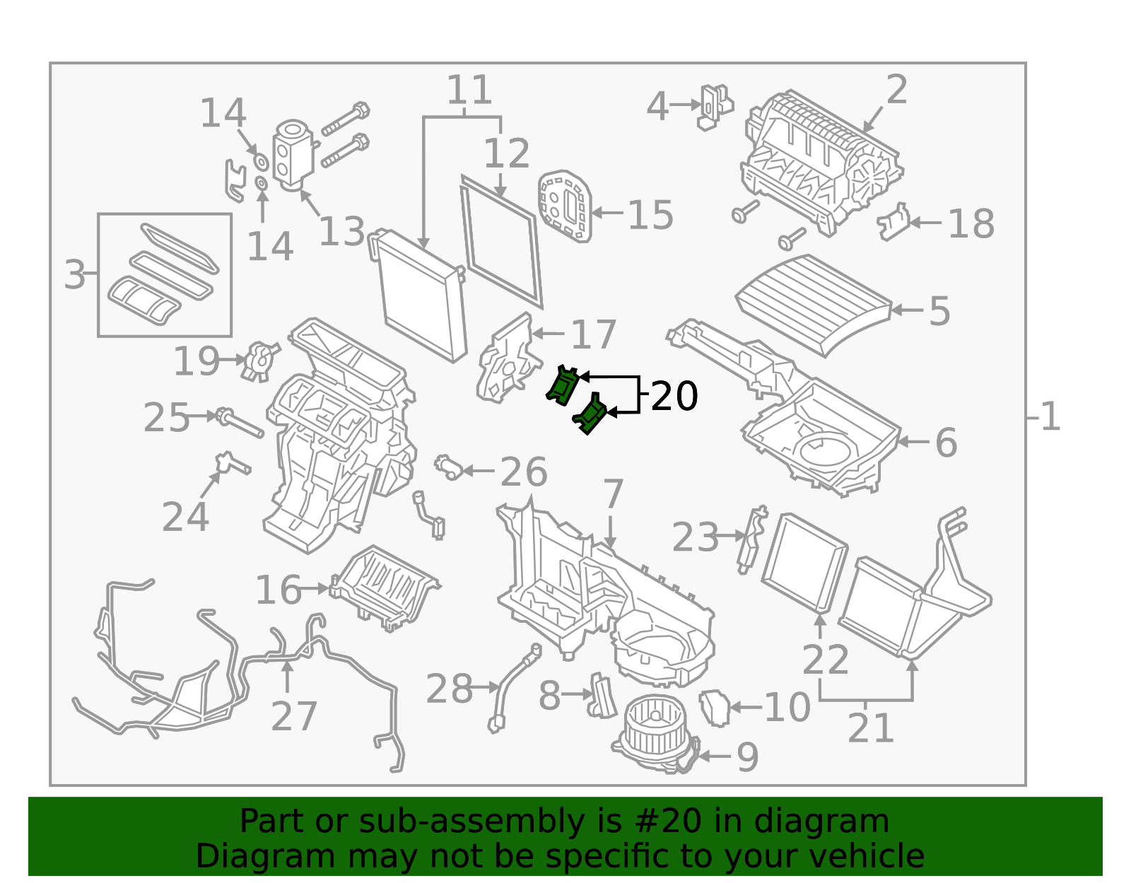 32226714 - Temp Door Actuator - 2019 2020 Volvo XC40 | Volvo OEM Parts ...
