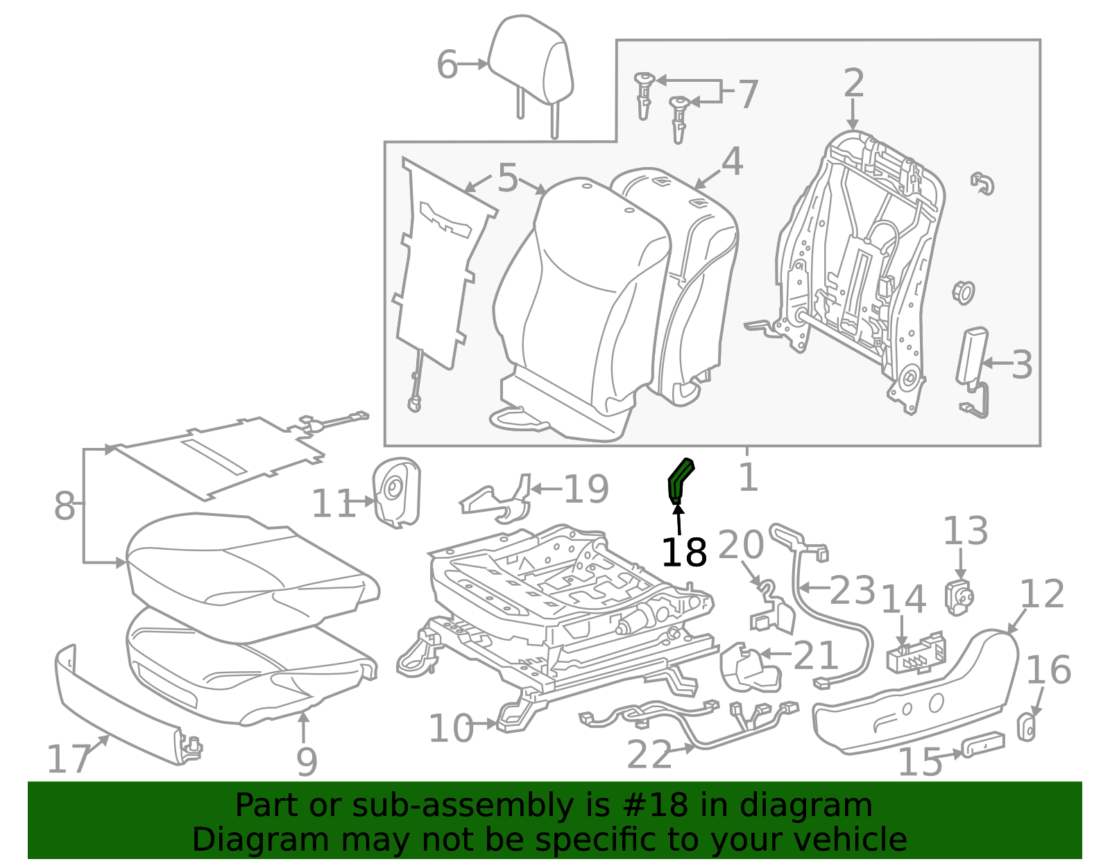 2010-2015 Toyota Cushion Shield 71538-47010-G0 | Toyota Parts Center