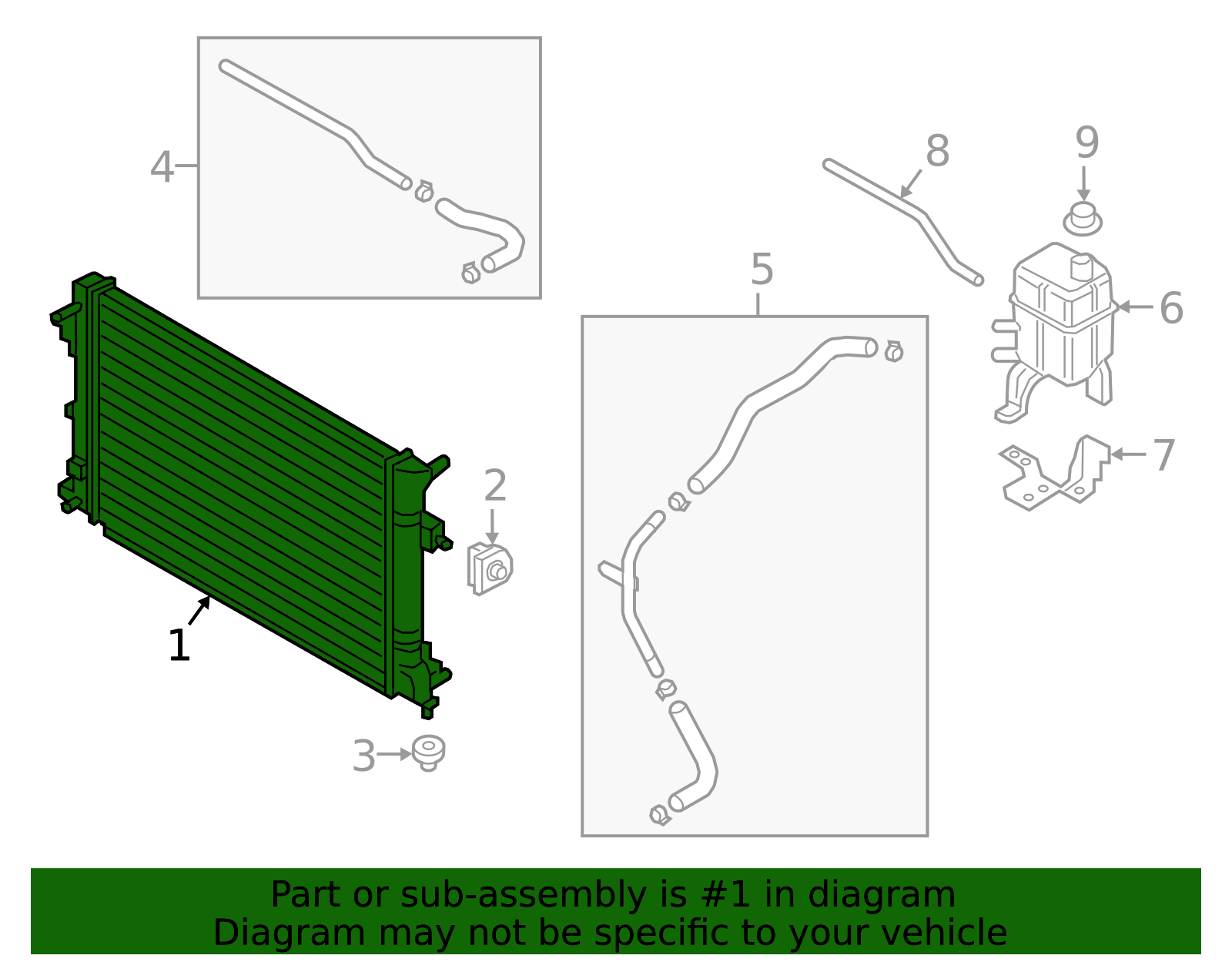 2019-2023 Hyundai Kona Electric Radiator Assembly 25310-K4010 | OEM ...