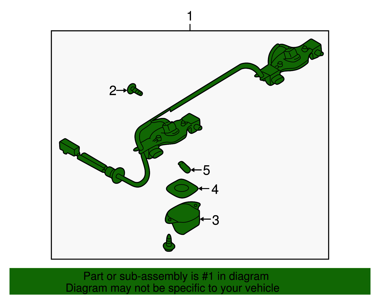 2002-2007 Subaru Impreza License Lamp 84301FE001 | Subaru Parts Store