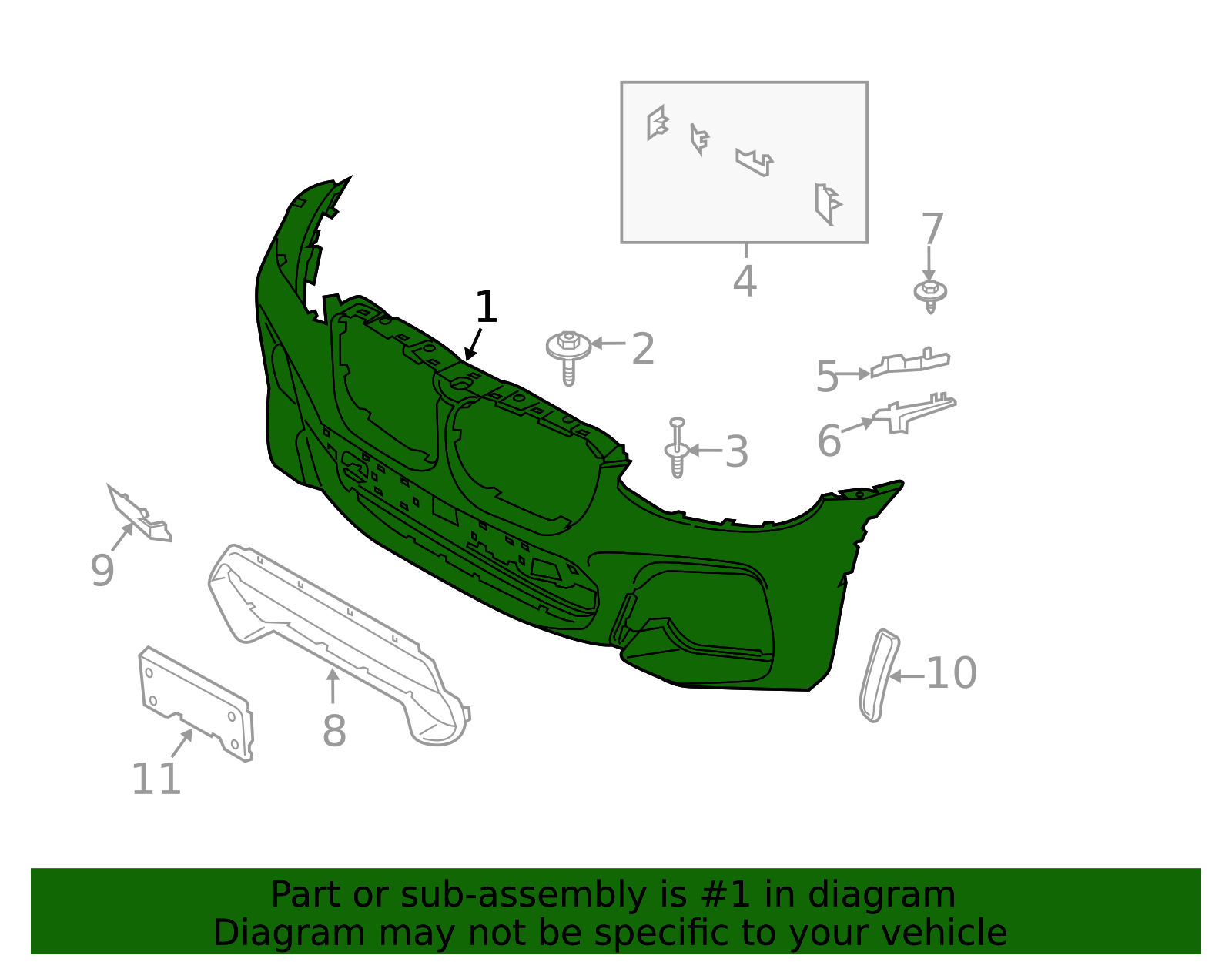 51118082475 - 2020-2021 BMW Bumper Cover (51-11-8-082-475) | BMW of ...