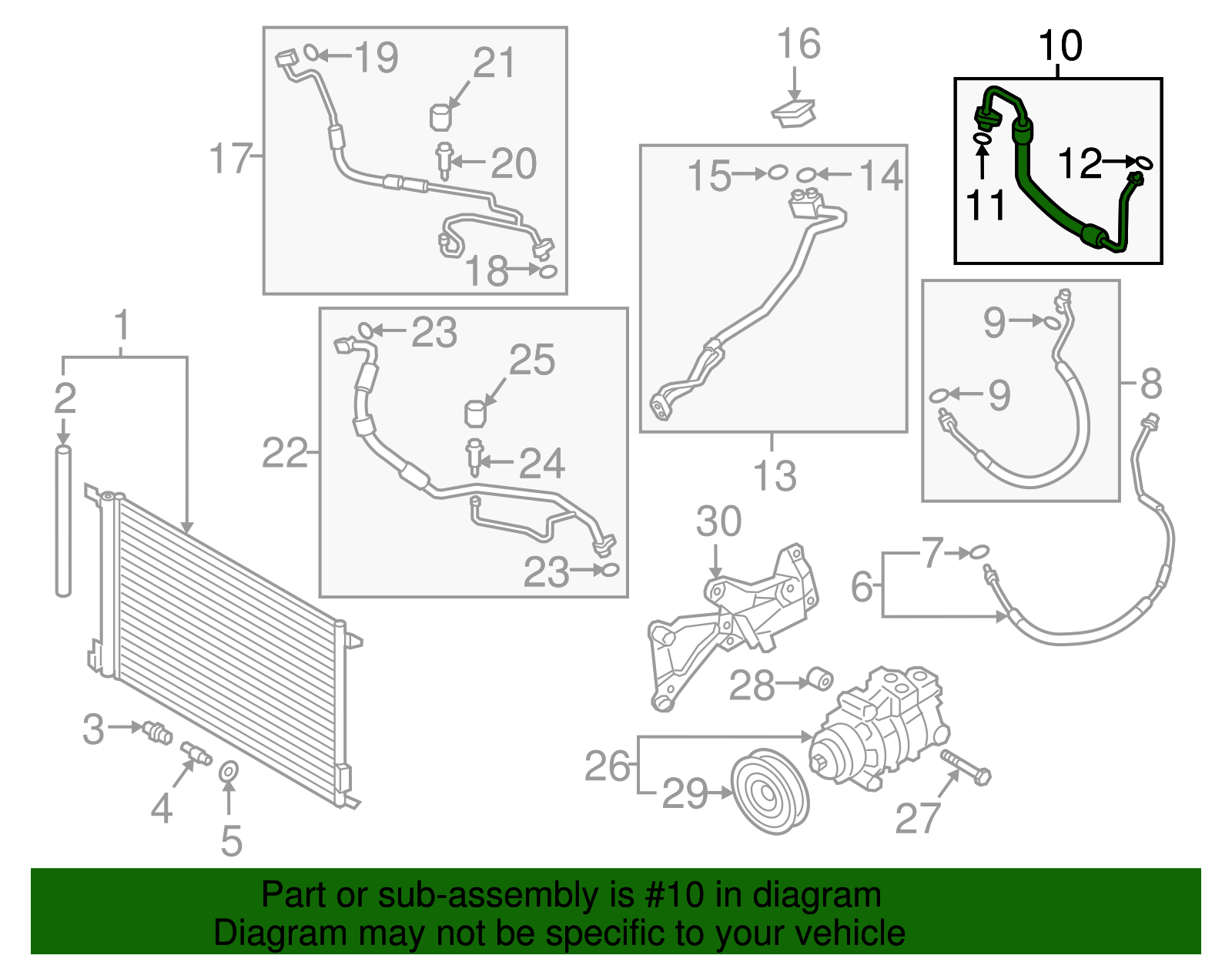 4M0-816-743-BC - Suction Hose 2017-2024 Audi Q7 | Audi OEM Parts Guy