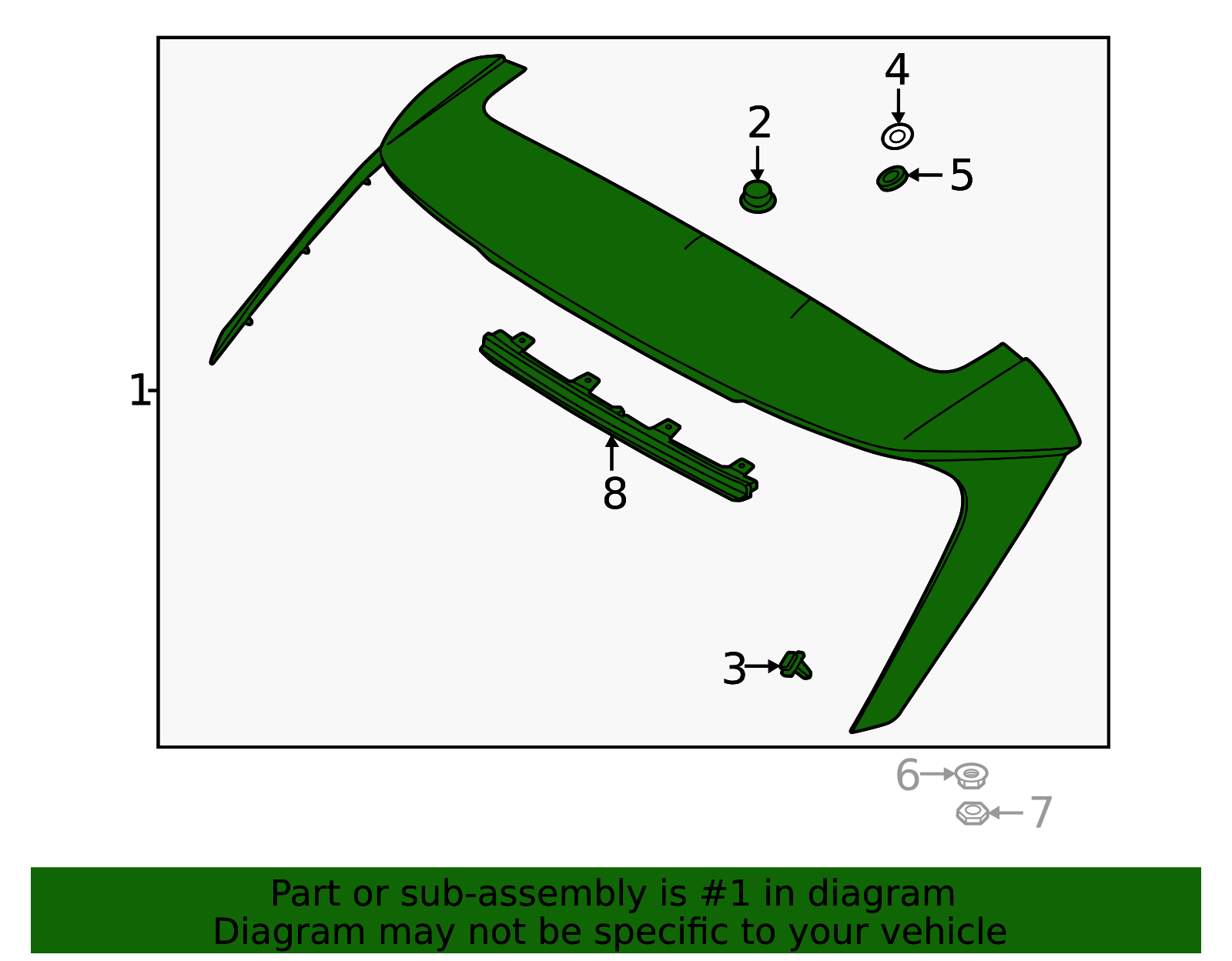 2022-2023 Hyundai Tucson Spoiler Assembly 87210-N9CA0-TW3 ...