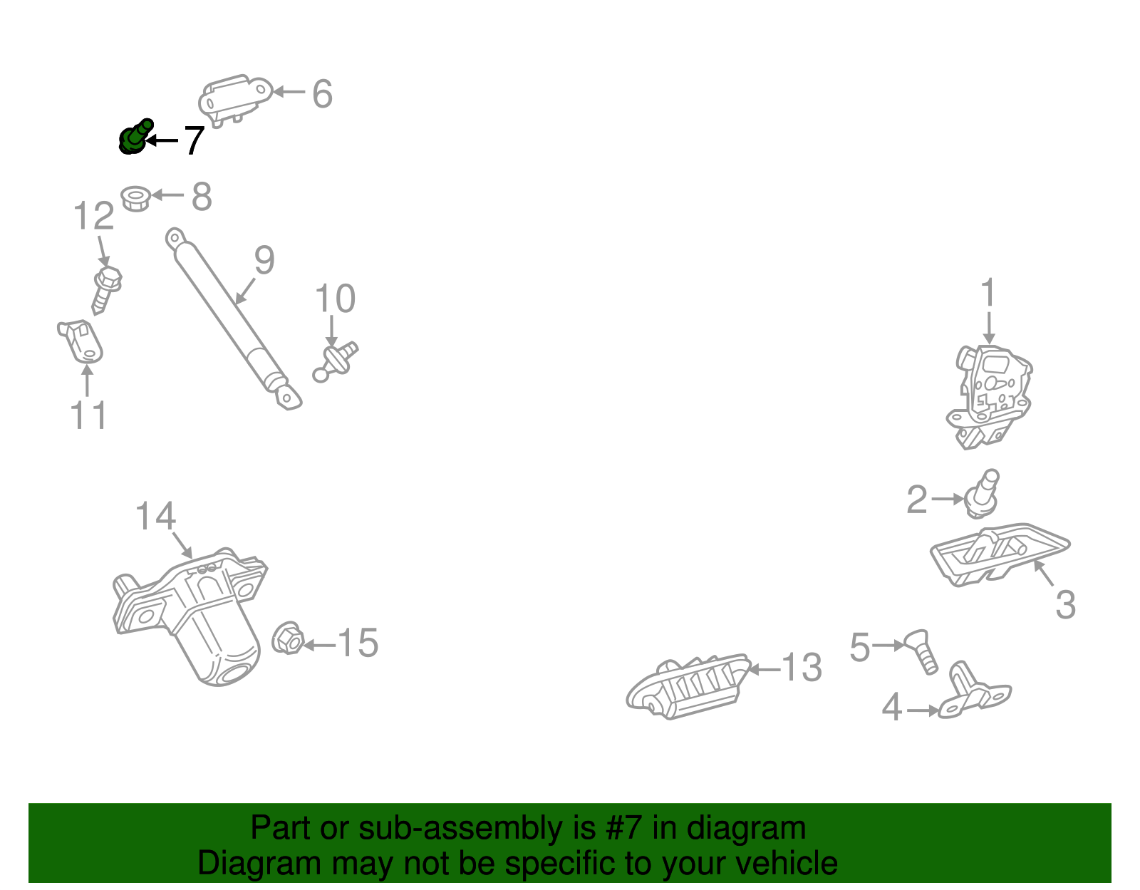 2017-2020 Toyota Prius Prime Hinge Bolt 90109-08309 | American Toyota Parts