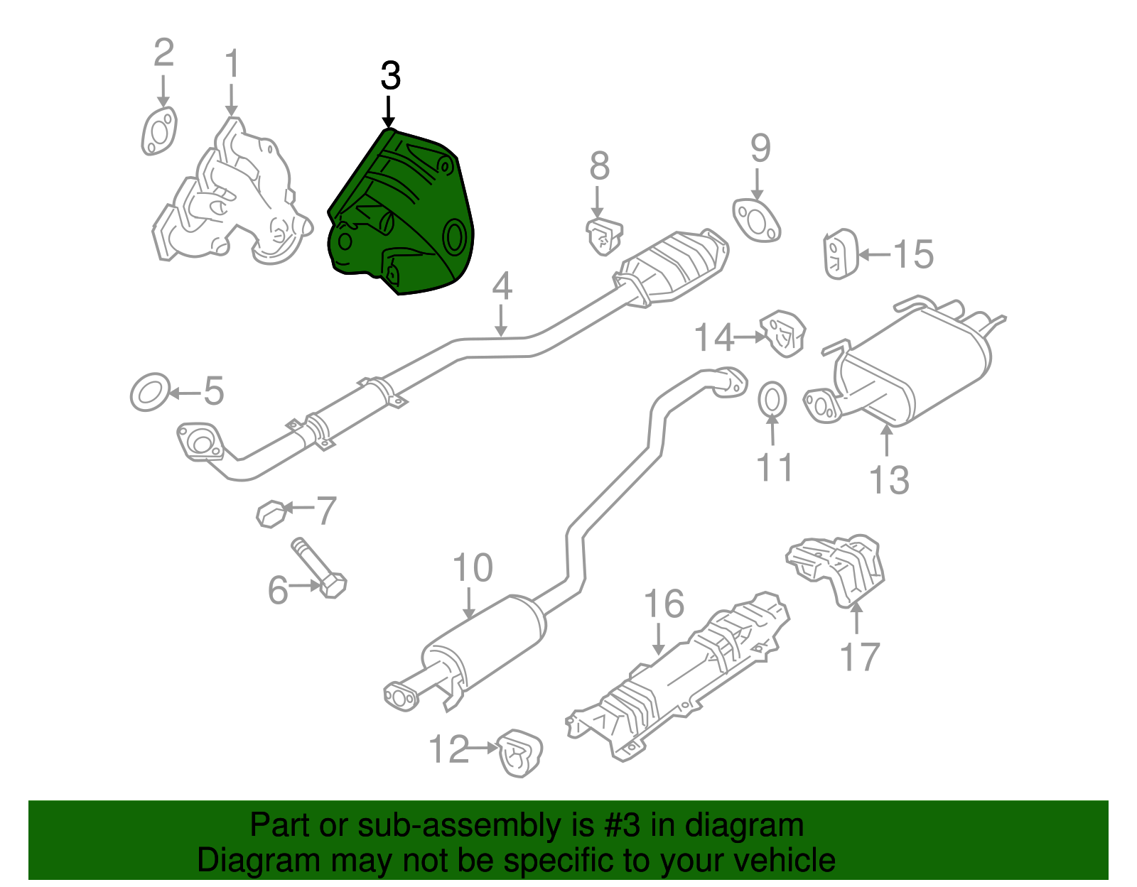 2002-2006 Nissan Manifold Cover 16590-8J005 | Nissan Parts OEM