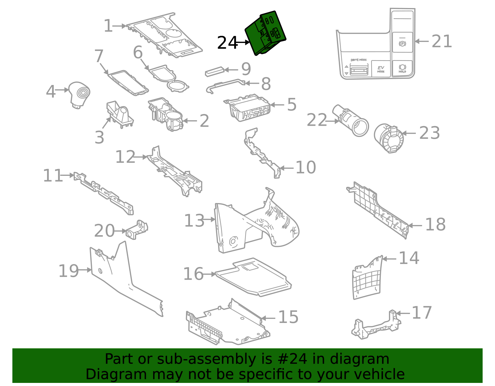2021-2025 Toyota 2021-2024 Toyota - USB Port 85532-08050 | Sparks Parts