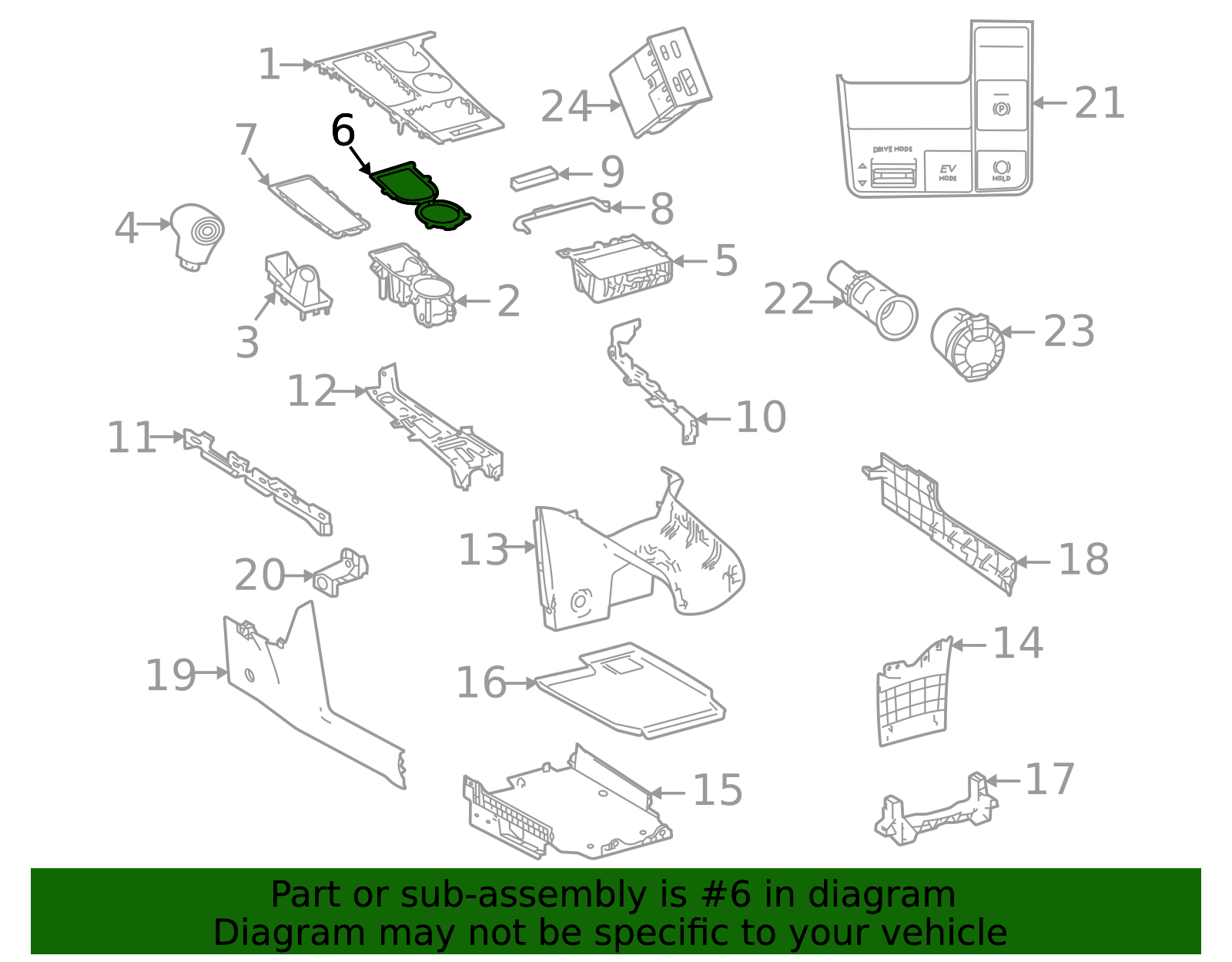 2021-2024 Toyota Sienna Trim Ring 58822-08030 | Toyota Parts Center