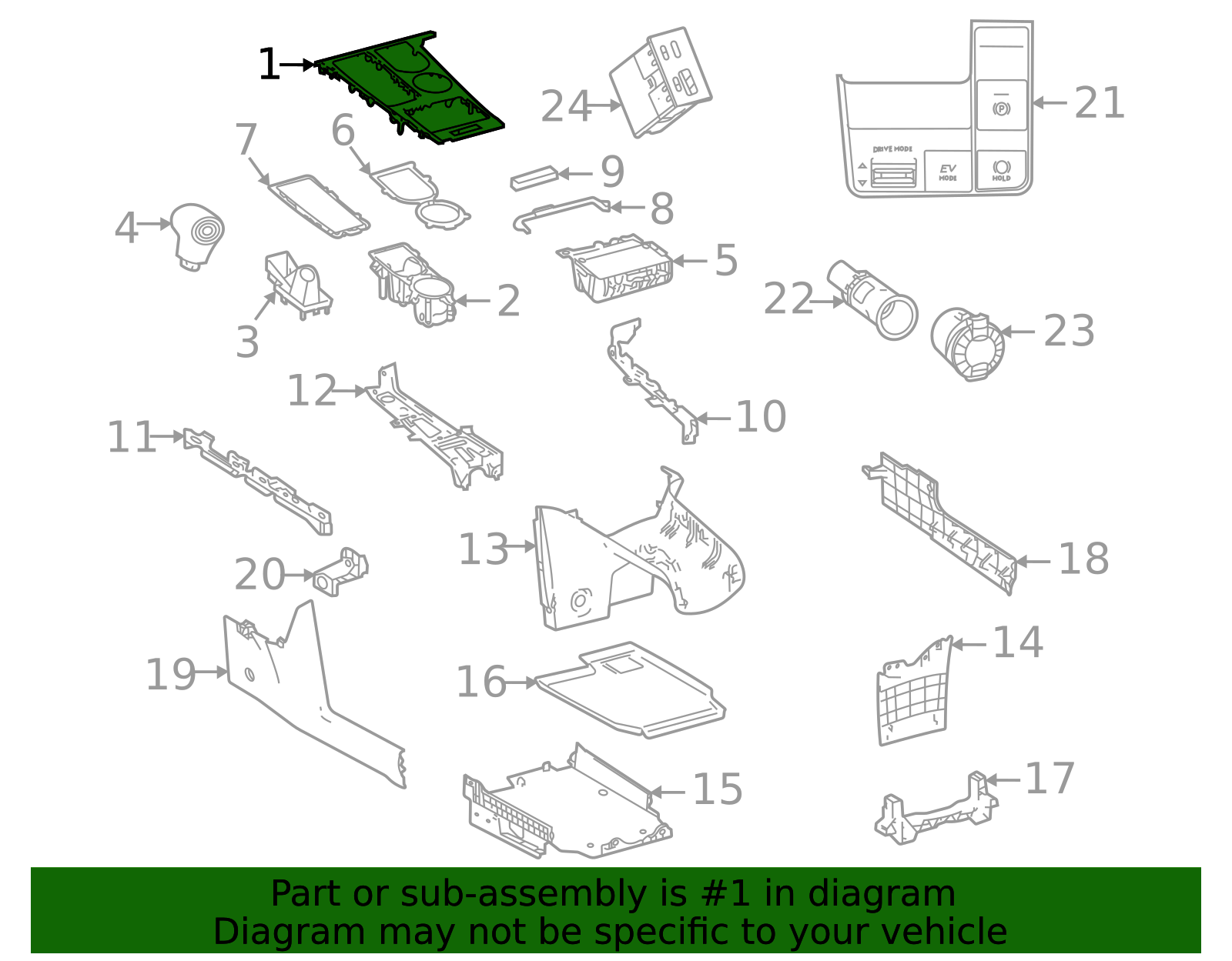 2021-2025 Toyota Sienna Upper Panel 58821-08060-B0 | Toyota Parts Center