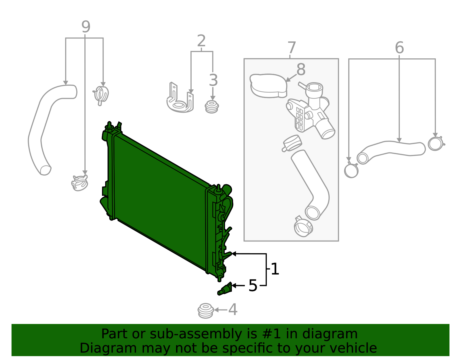 2020-2025 Hyundai Venue Radiator Assembly 25310-K2050 | QuirkParts