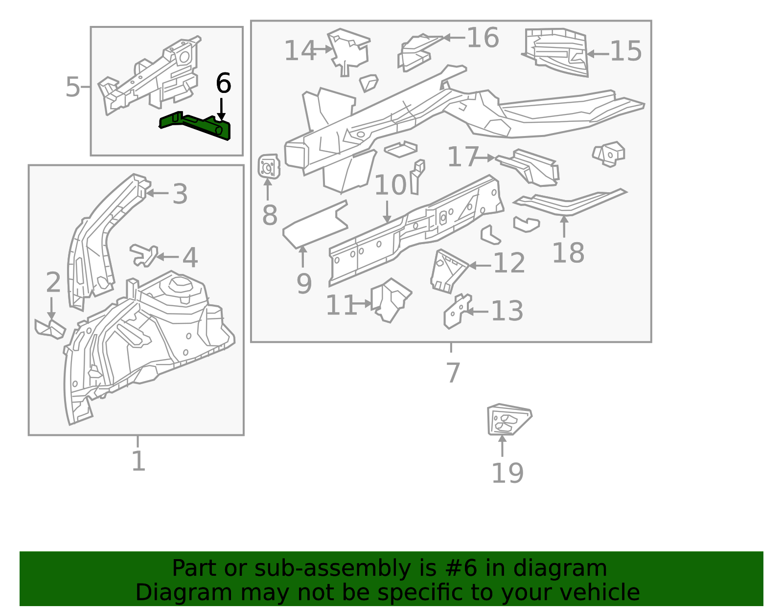 22866796 - 2016-2020 Buick Envision - Driver Side Front Engine ...
