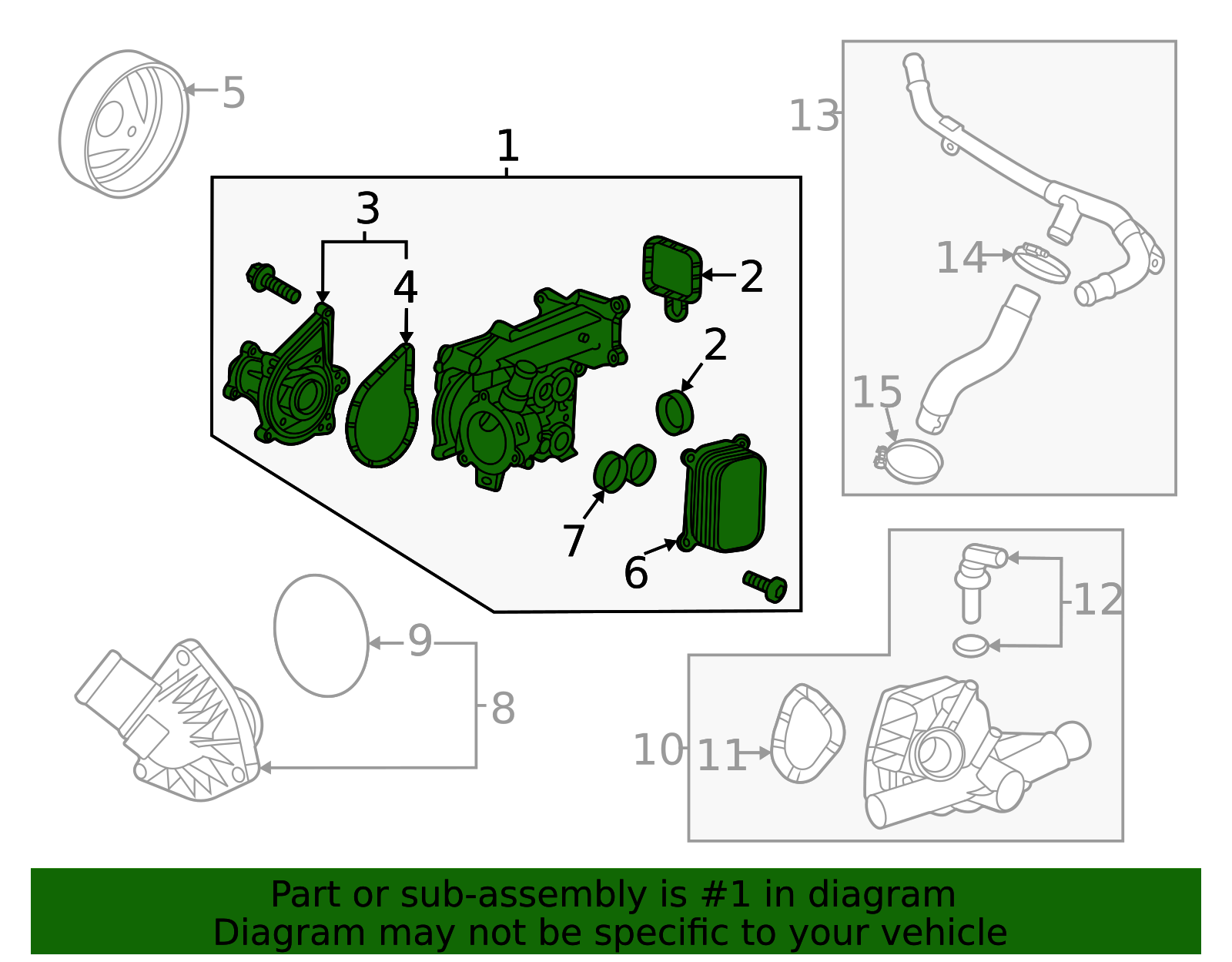 2020-2025 GM Water Pump Assembly 25204277 | Shop Matick Buick GMC