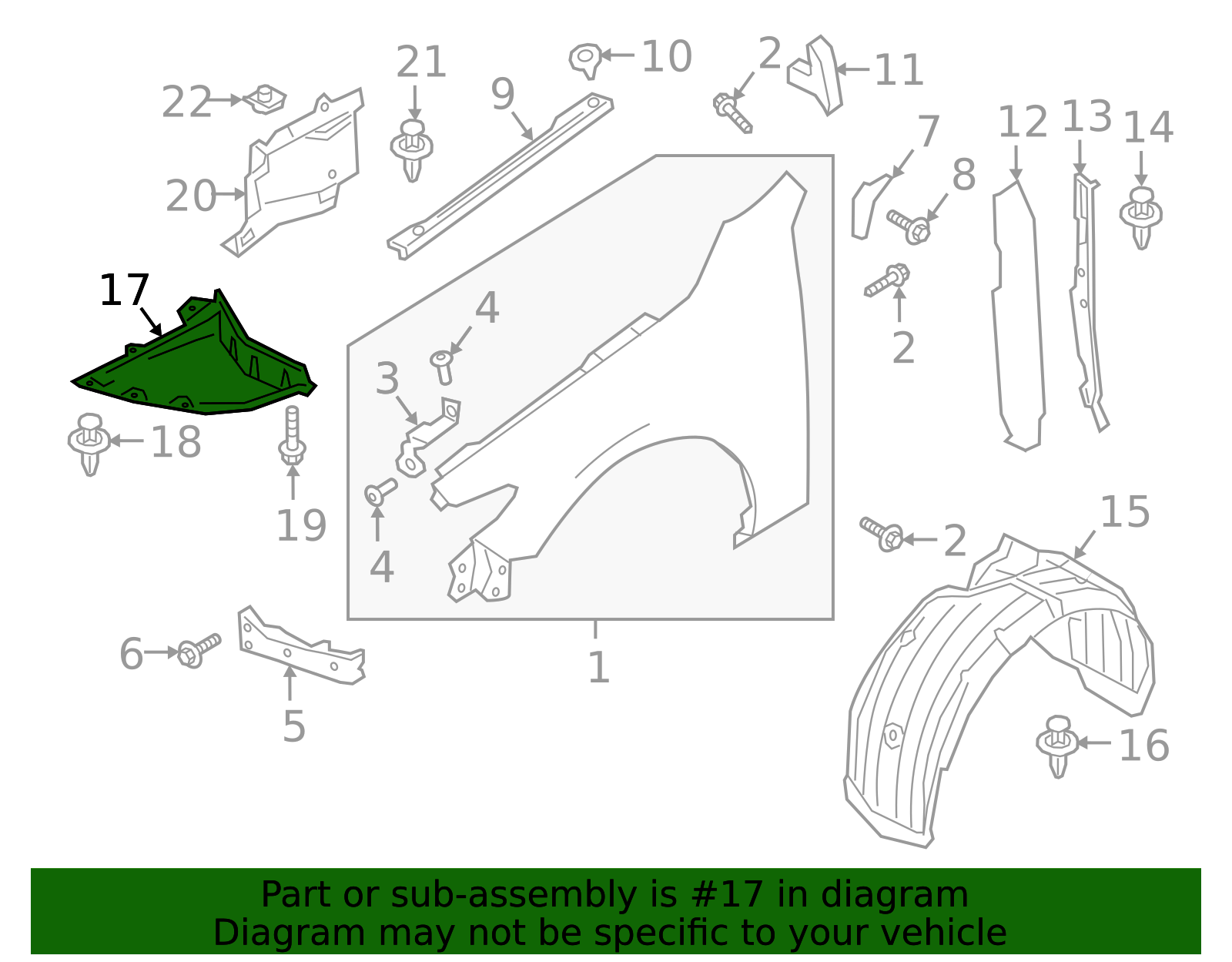 2019-2025 Mazda 3 Fender Liner Extension BFWM-56-114 | RealMazdaParts.com