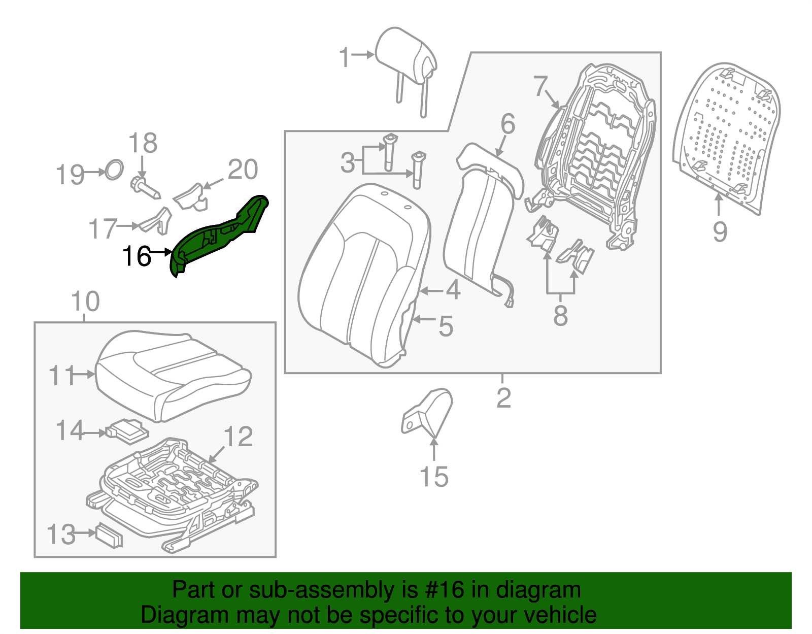 Hyundai - 88061-C2000-TRY - Outer Finish Panel - 2015-2019 Hyundai ...