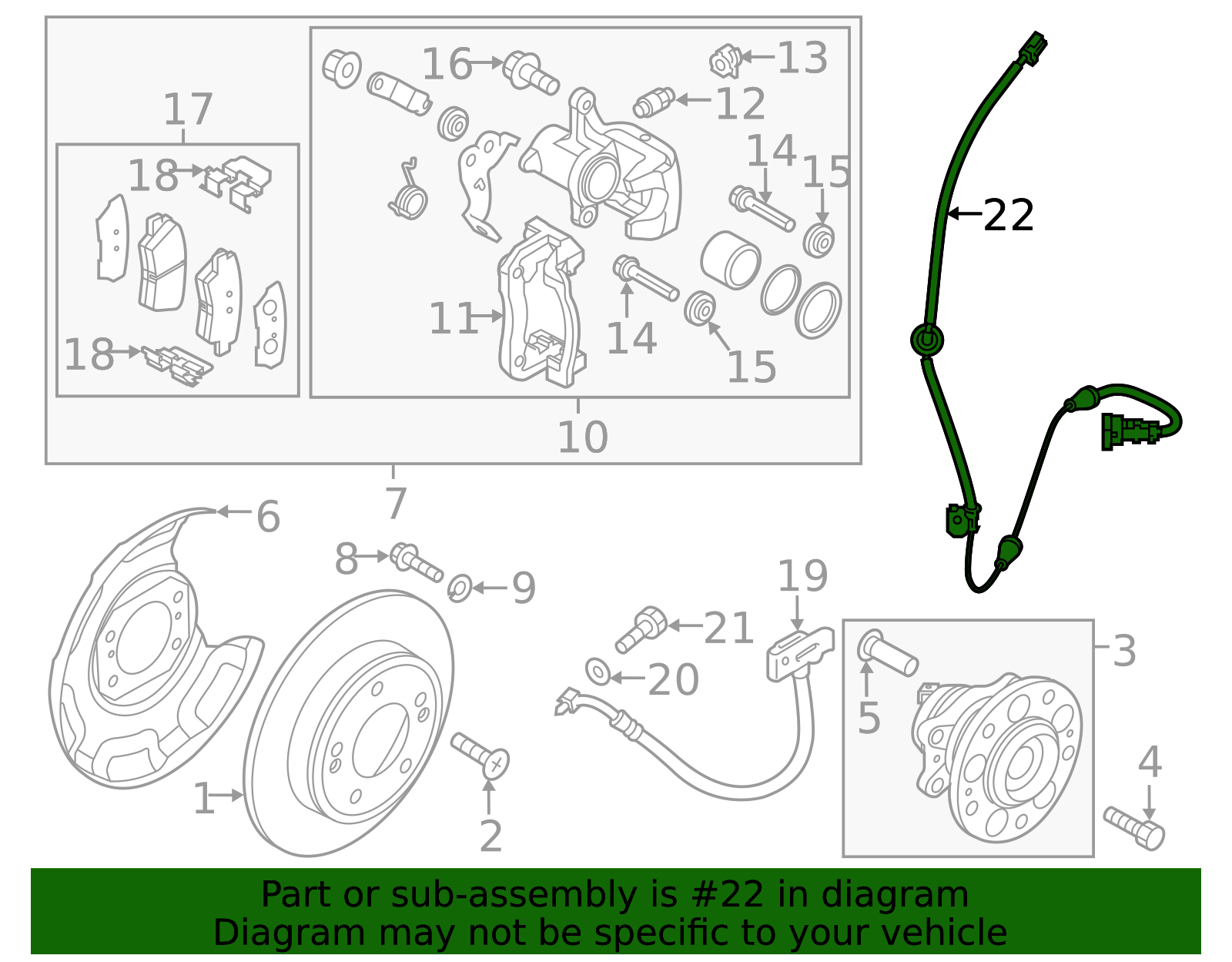 58950-K0000 - ABS Sensor 2020-2022 Kia Soul | Kia.Parts Store
