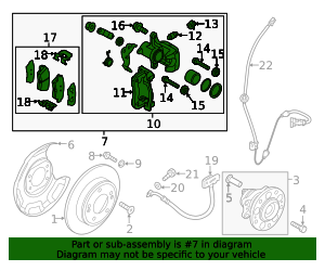 58230-AA400 - Caliper Assembly 2023-2025 Kia Soul | Kia.Parts Store