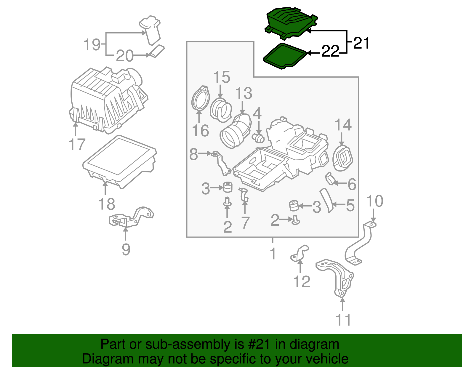 17202-RB0-000 - Rear Cover 2009-2013 Honda Fit | Honda Parts Online