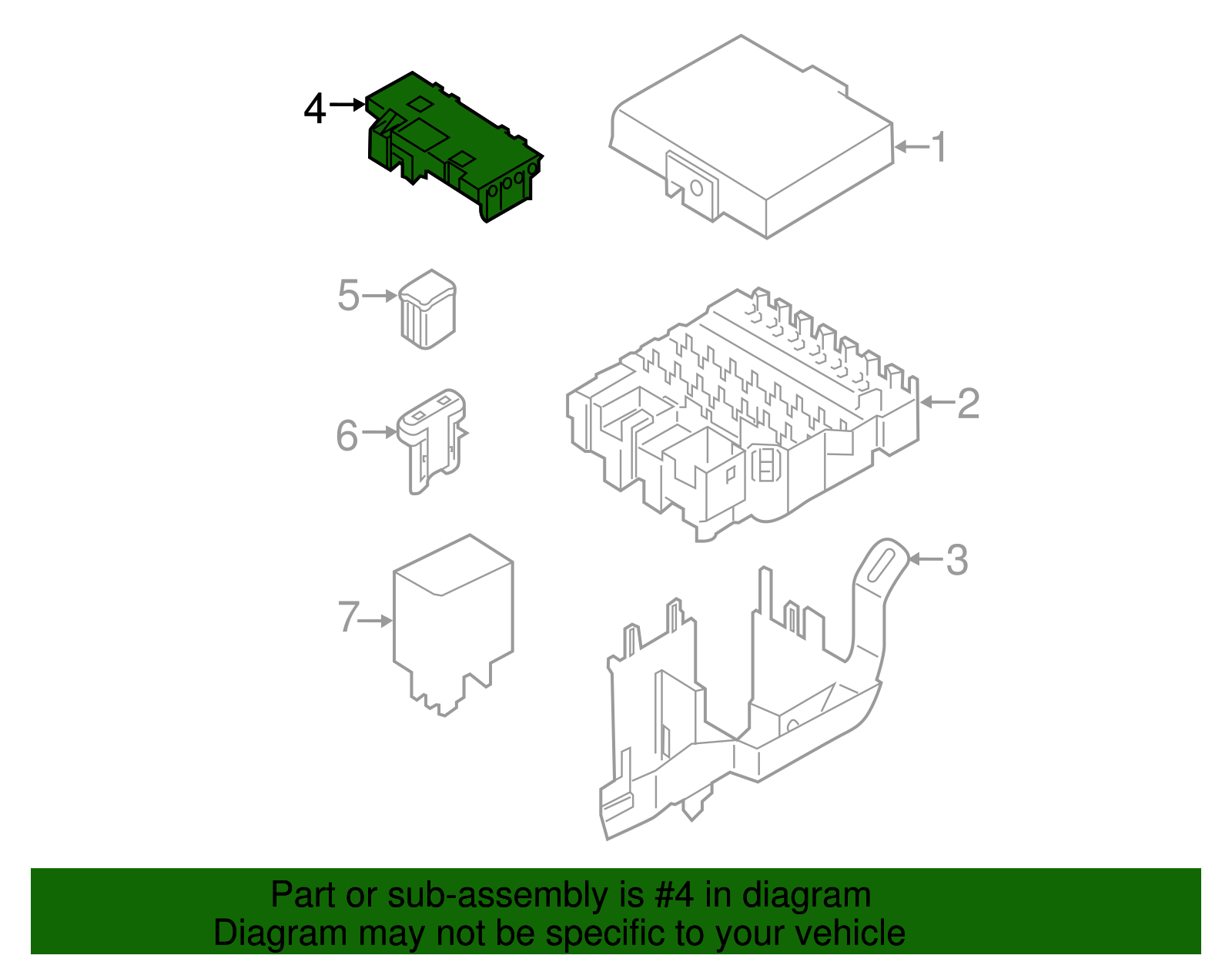 2018-2022 Ford EcoSport | Motorcraft™ Junction Block | SW-7985 | Walls ...
