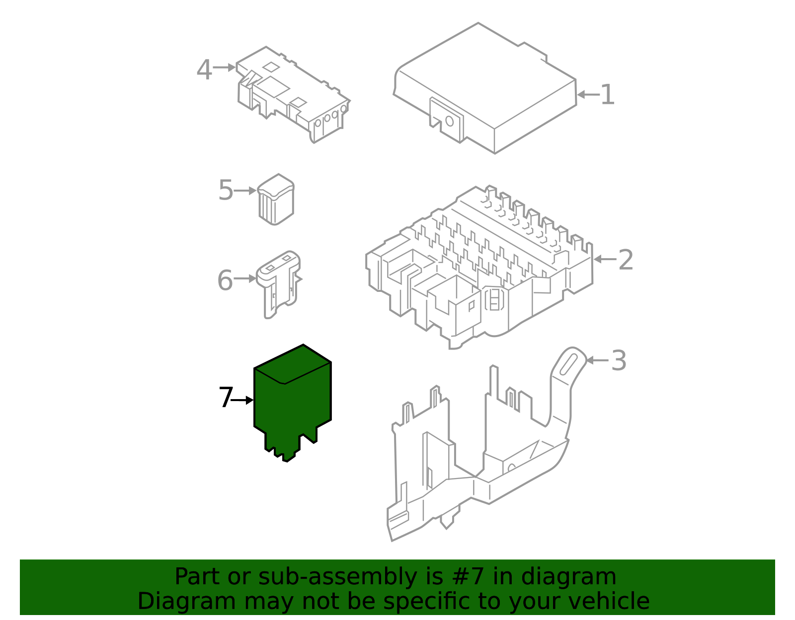 at1z14n089a - Ford Accessory Power Relay Performance Auto Parts