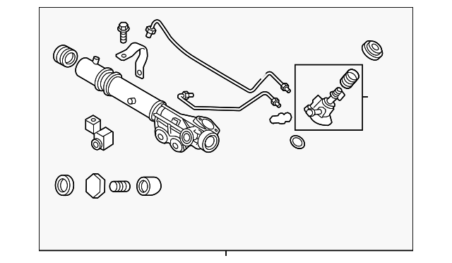 2017-2024 Nissan Armada Rack And Pinion Assembly 49200-1LA2B | Bill Kay ...