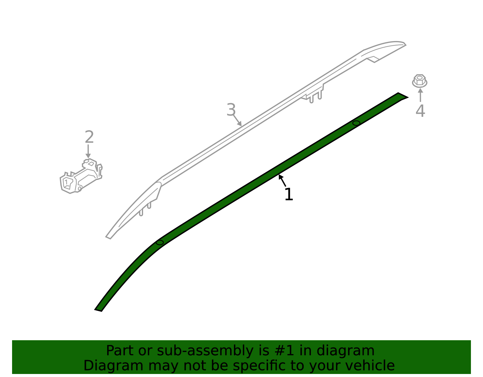 51317449650 - Roof Molding (51-31-7-449-650) | BMW of South Atlanta Parts