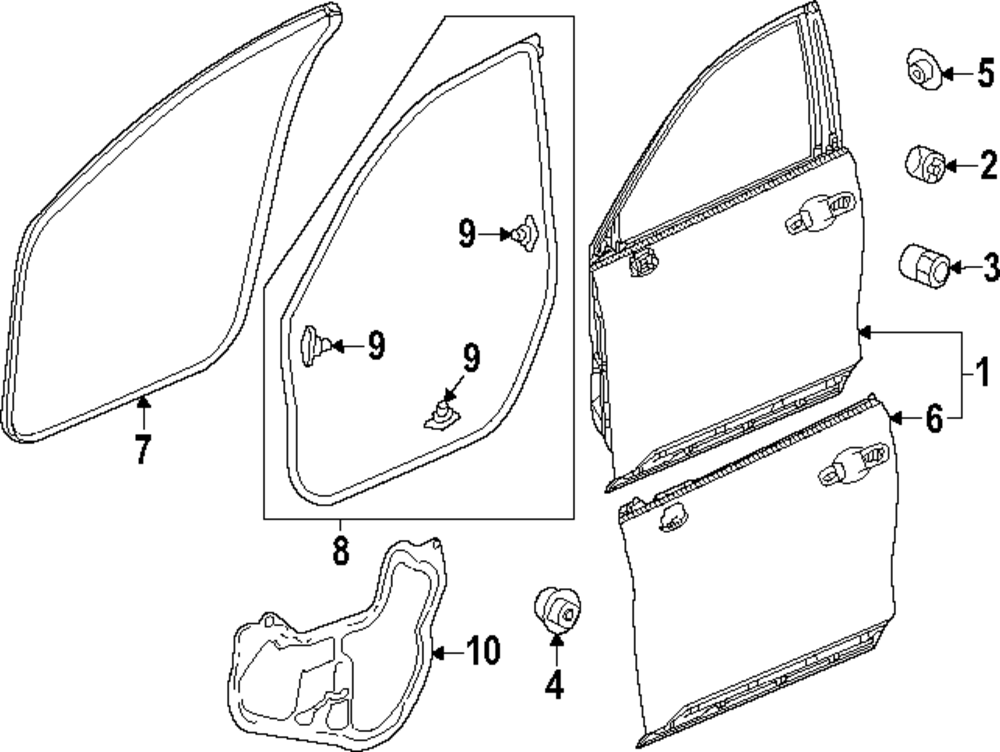 67111-3A0-A00ZZ - Outer Panel 2023-2025 Honda CR-V | Honda Parts Online