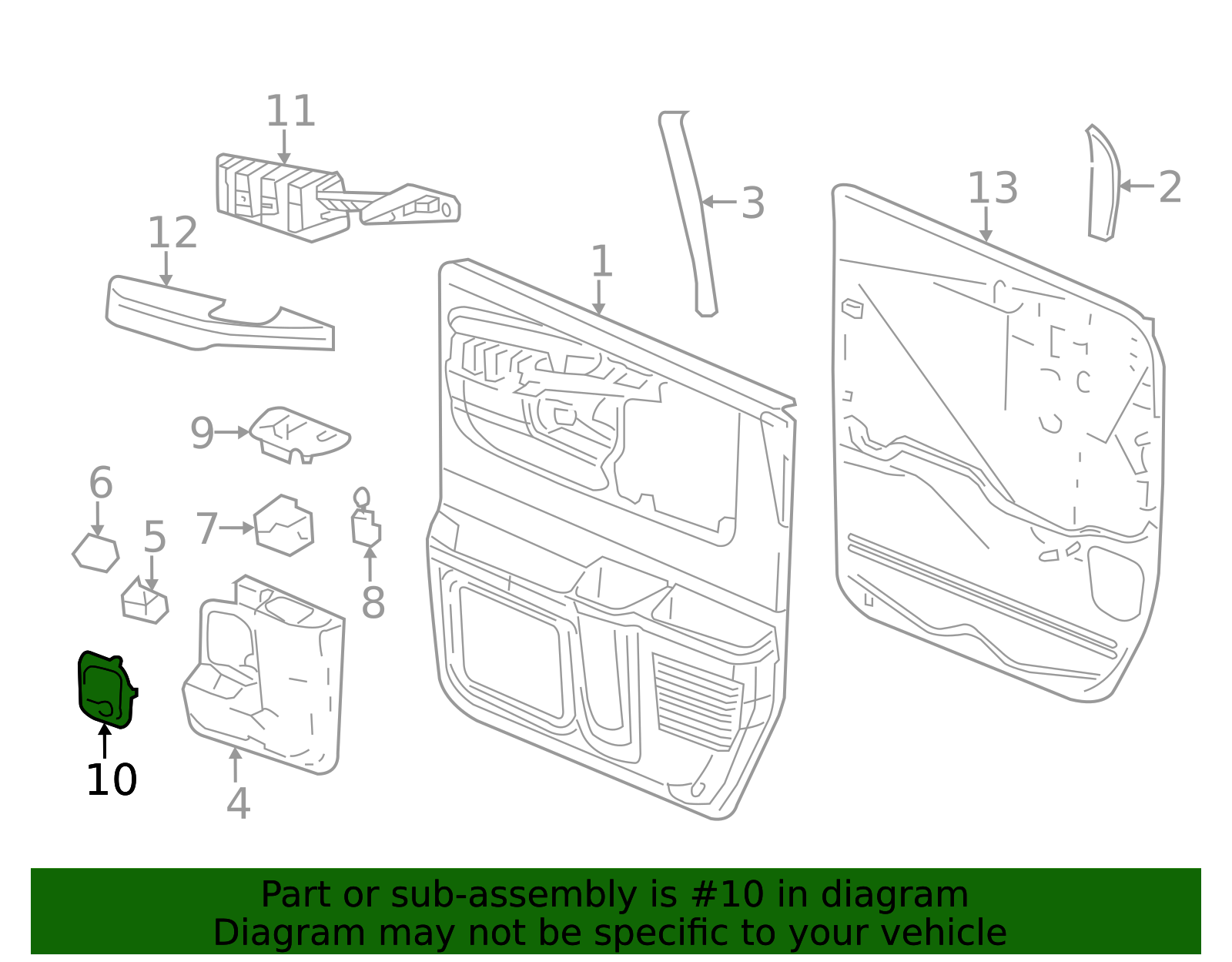 Buy Genuine GM Auto Parts - Bezel (Part # 25748788) | GM Parts Store