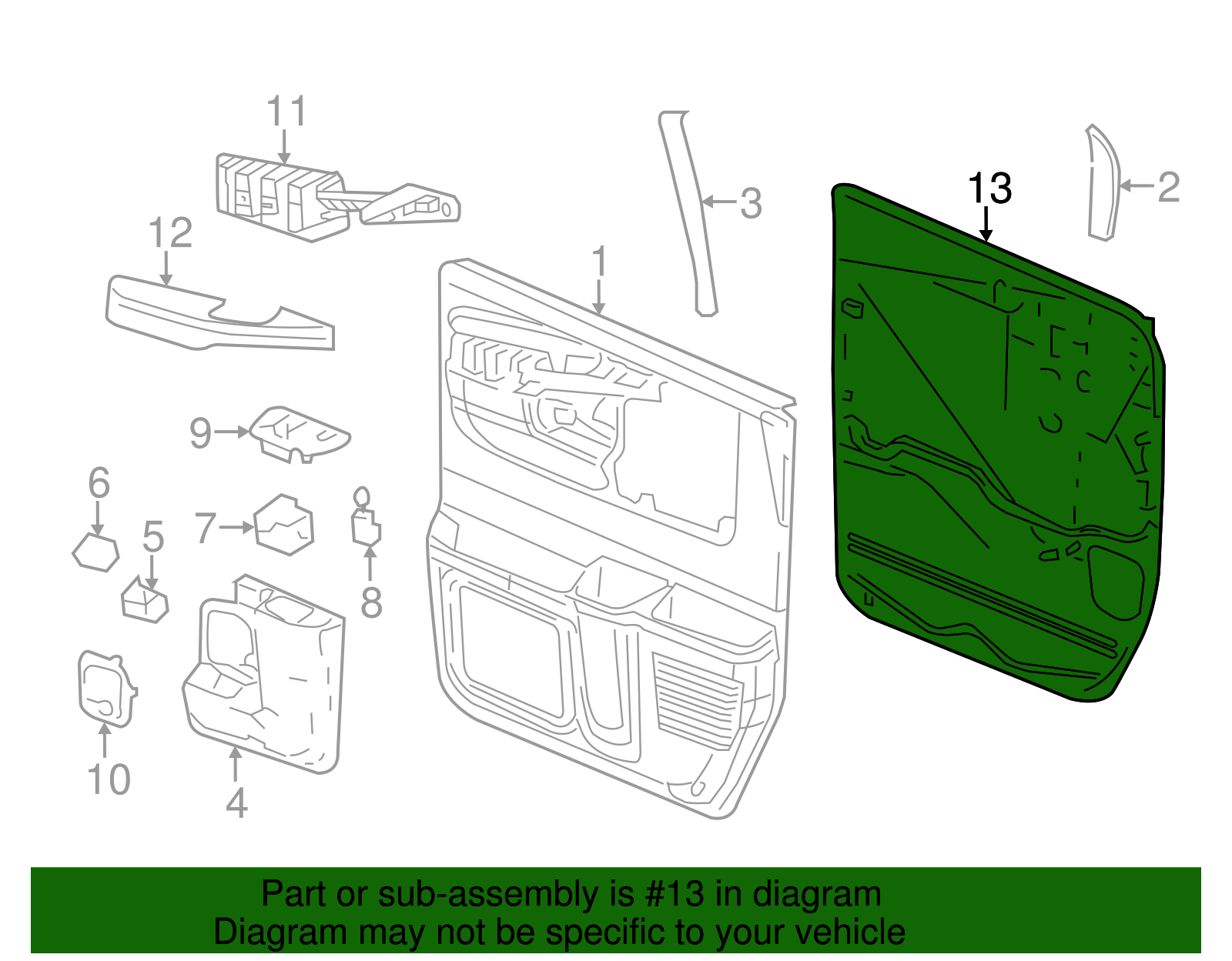 2003-2007 GM Water Deflector 15237444 | Chevy Parts Pros