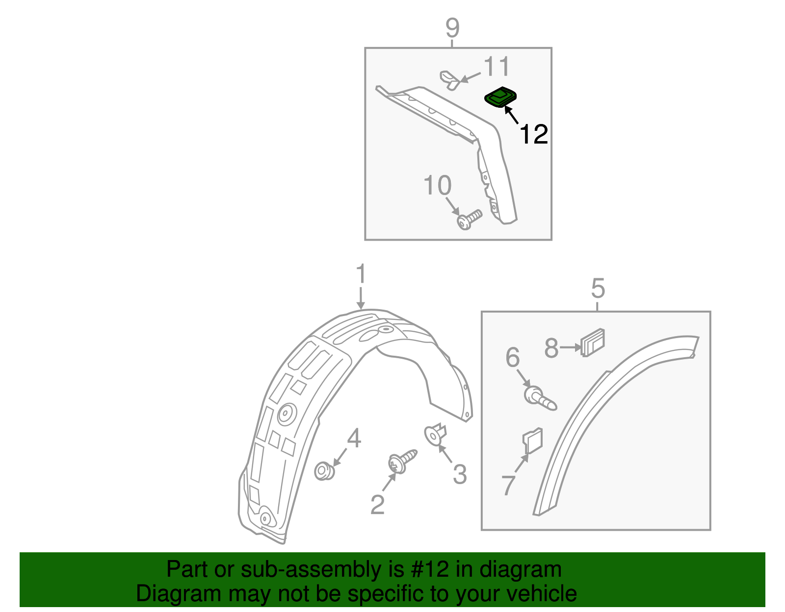 87756-1F000 - Rocker Molding Clip 2005-2025 Kia | Kia.Parts Store