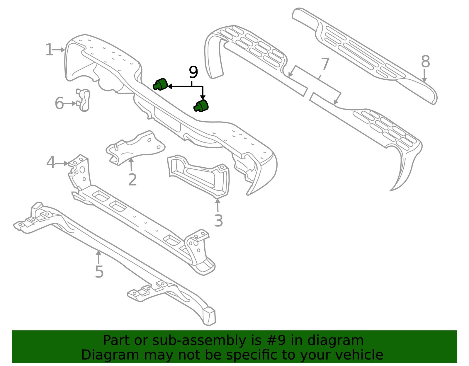 Buy Genuine GM Auto Parts - Bumper (Part # 15748865) | GM Parts Store
