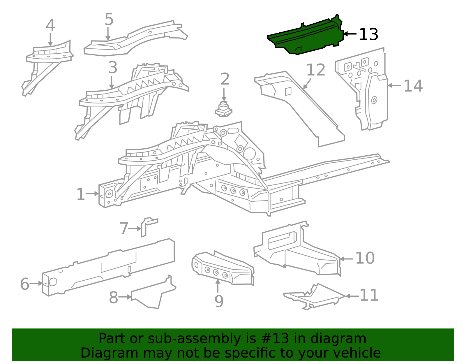 53731-WAA01 - High-Quality Fender Rail Mount Plate for 2020-2025 Toyota ...