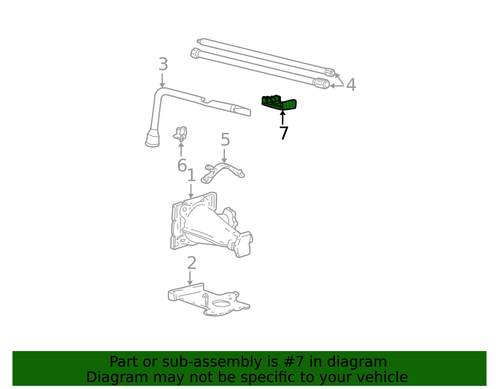 Genuine OEM Ford Part - Floor Jack Handle Bracket F81Z-17A038-AB ...