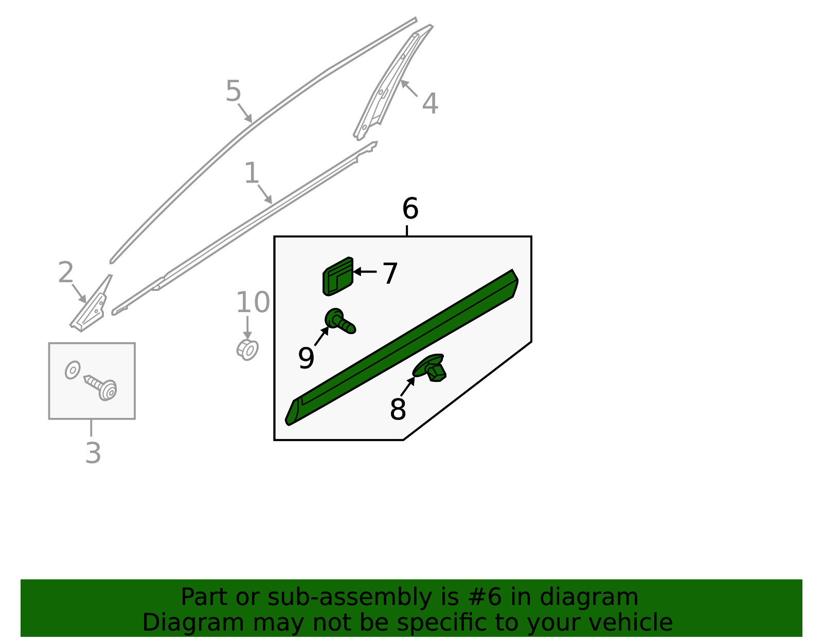 87732-S9000CR - Body Side Molding 2020-2022 Kia Telluride | Kia.Parts Store