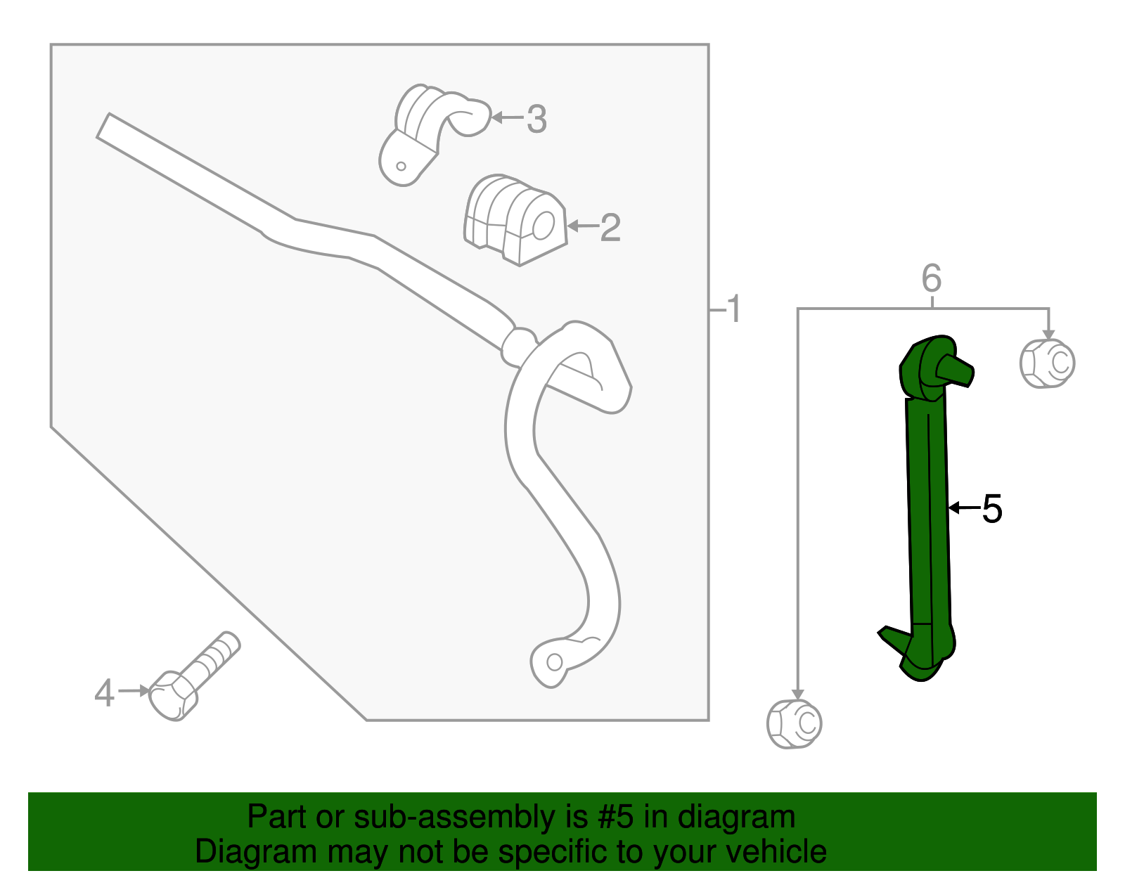 2013-2022 GM Stabilizer Link - Passenger Side (RH) 95942520 ...