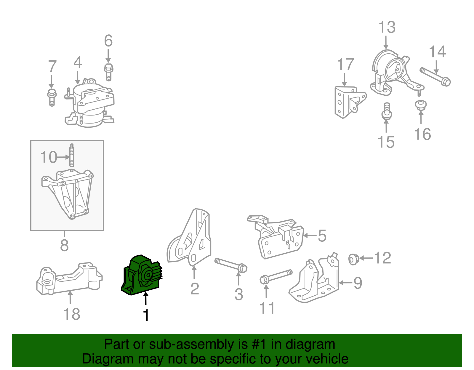 2011-2016 Scion tC Front Mount 12361-36050 | Toyota San Diego Parts
