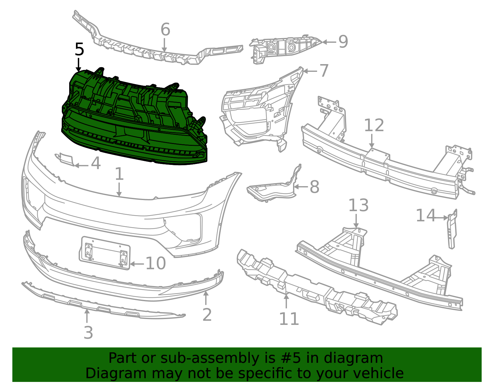 2024-2025 Porsche Macan Grille Matt Black 95C-807-683-AA-OK1 | Parts