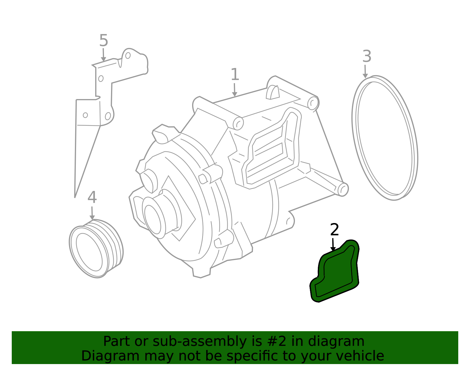 137-154-01-80 - Alternator Gasket 2003-2019 Mercedes-Benz | Mercedes ...